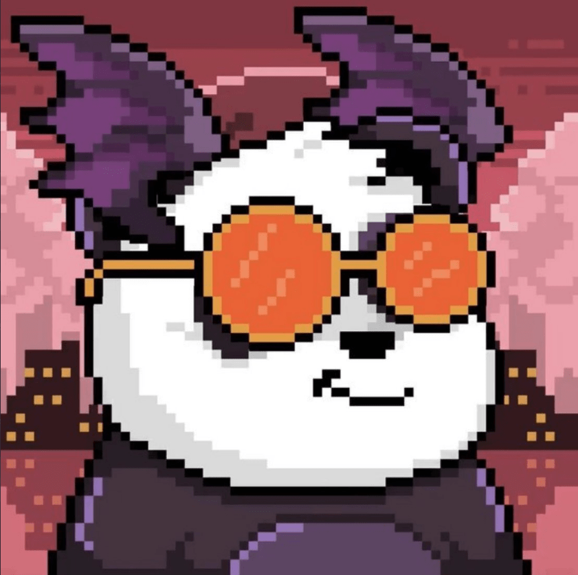 Sleepy Panda Pixel