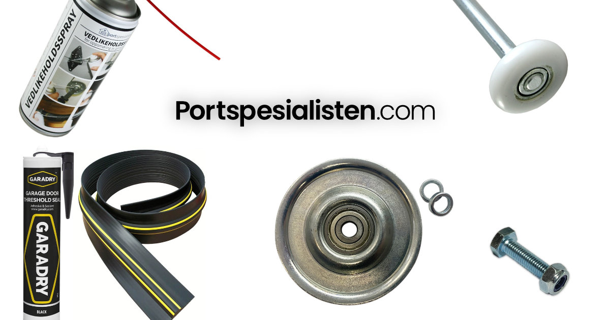 Deler til garasjeport - Reservedeler og slitedeler