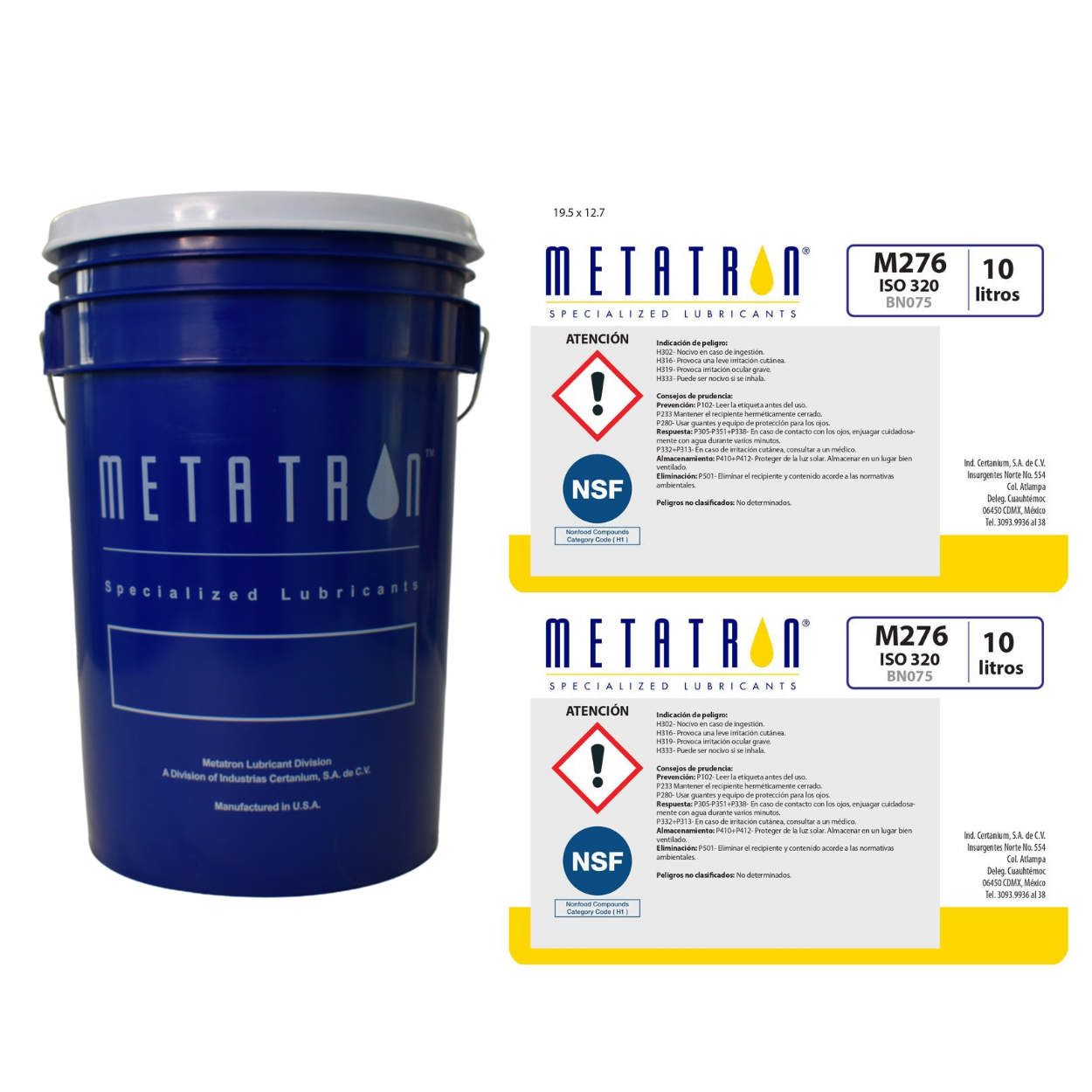 Grasas, Productos y Aceites Grado Alimenticio (FG) o Farmacéutico (NSF-H1)