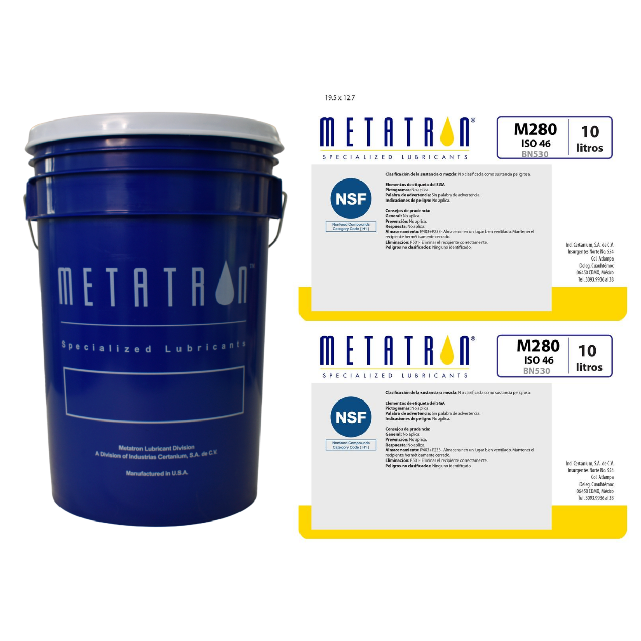 Grasas, Productos y Aceites Grado Alimenticio (FG) o Farmacéutico (NSF-H1)