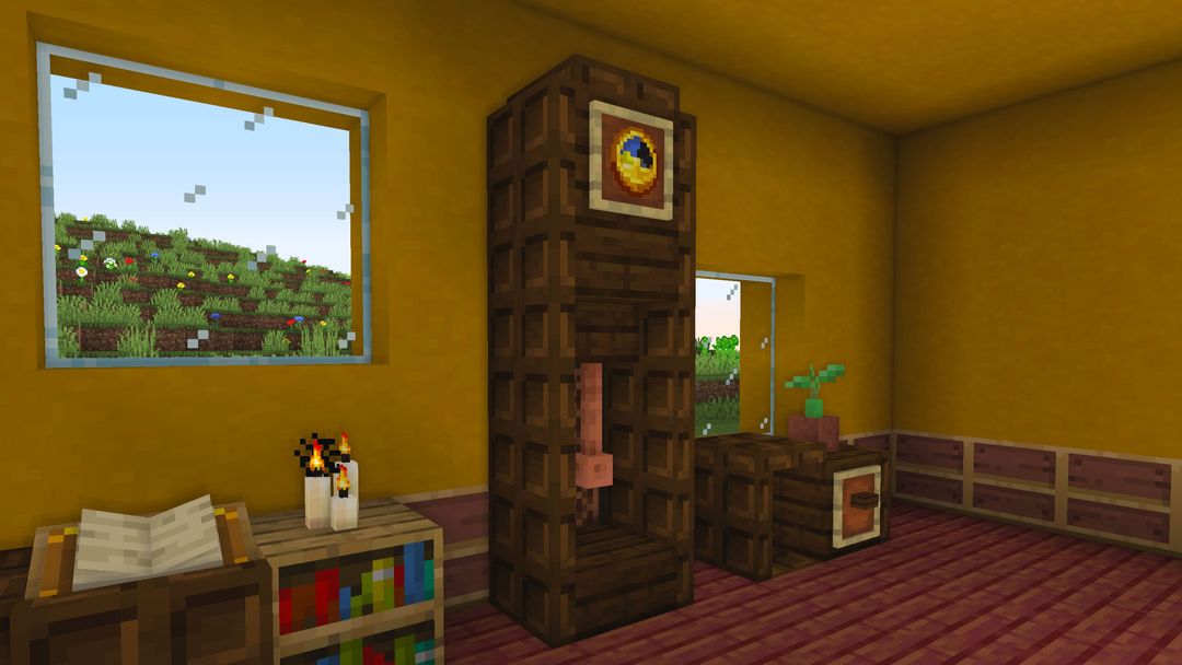 Grandfather clock by JotBot | Minecraft Build Tutorial