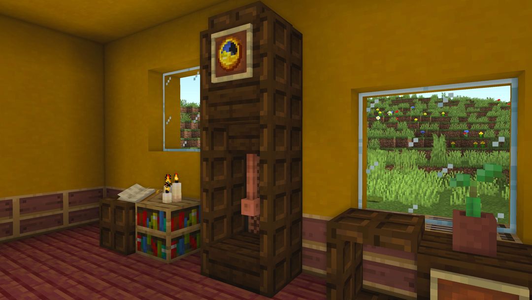 Grandfather clock by JotBot | Minecraft Build Tutorial