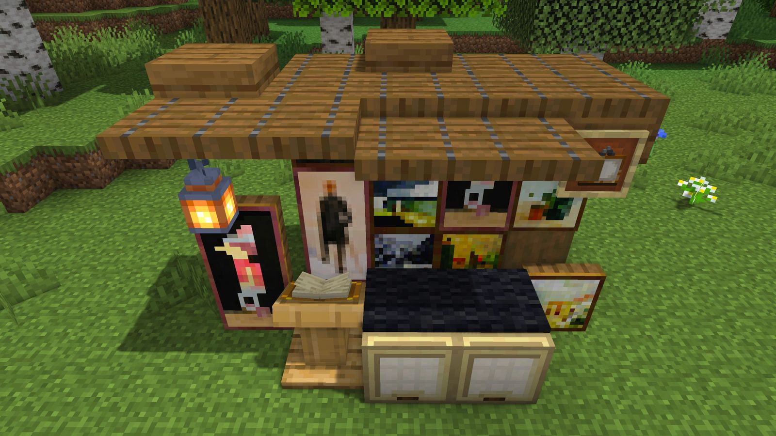 Artist booth by IamPixel | Minecraft Build Tutorial