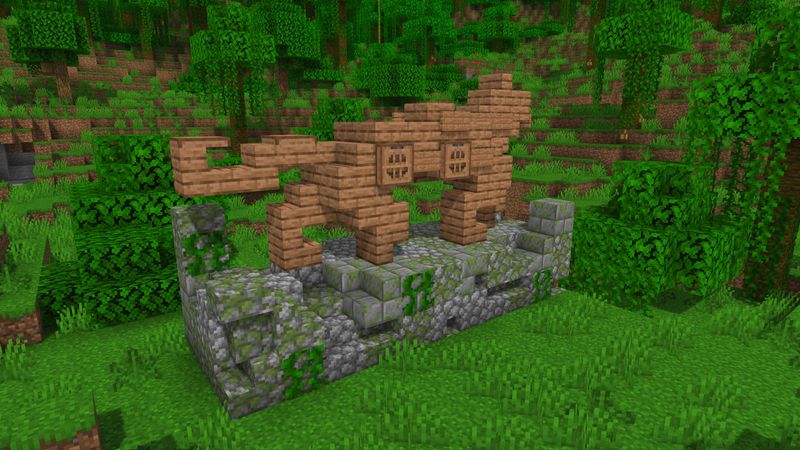 Jungle cat by JotBot | Minecraft Build Tutorial