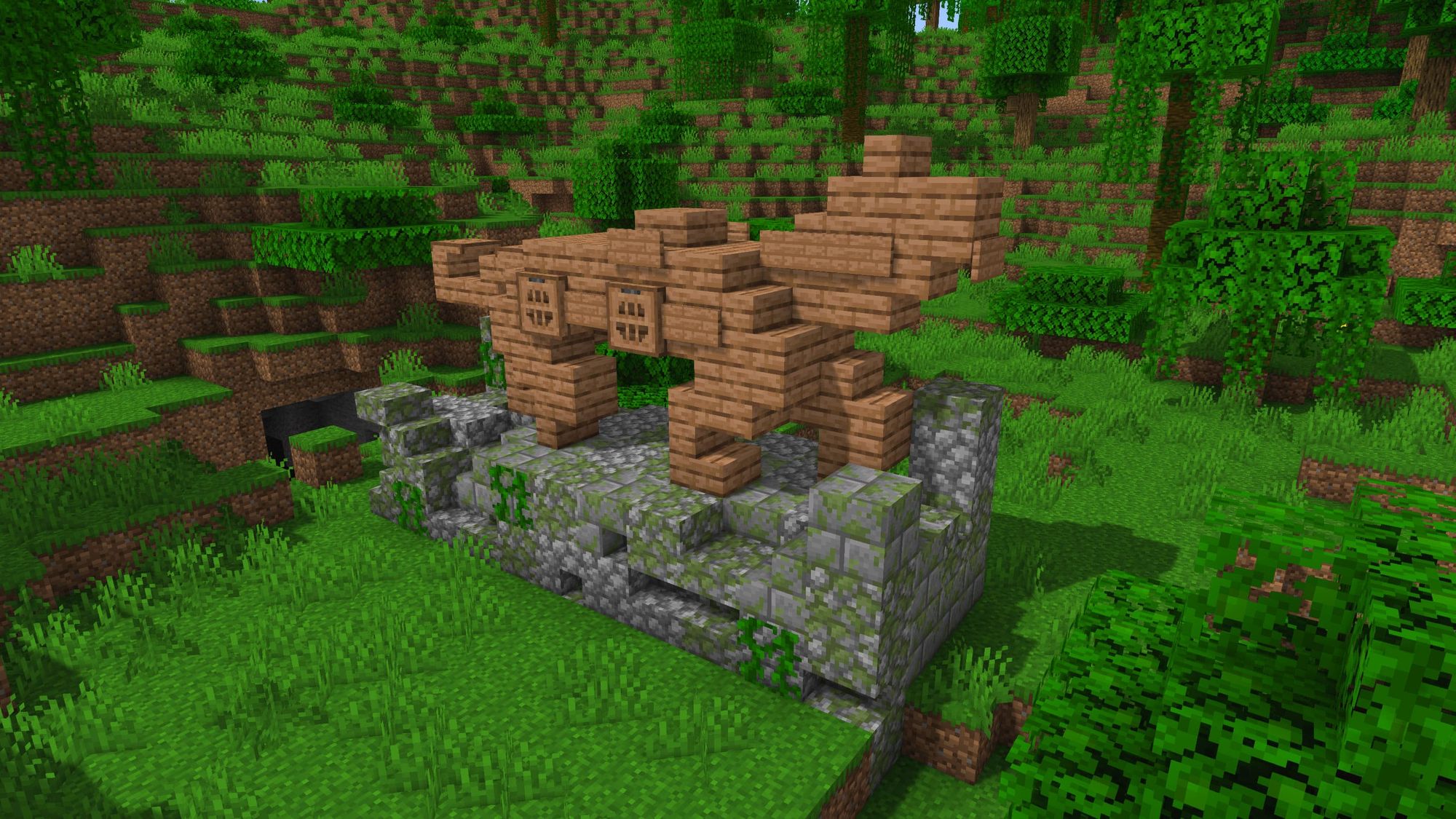 Jungle cat by JotBot | Minecraft Build Tutorial