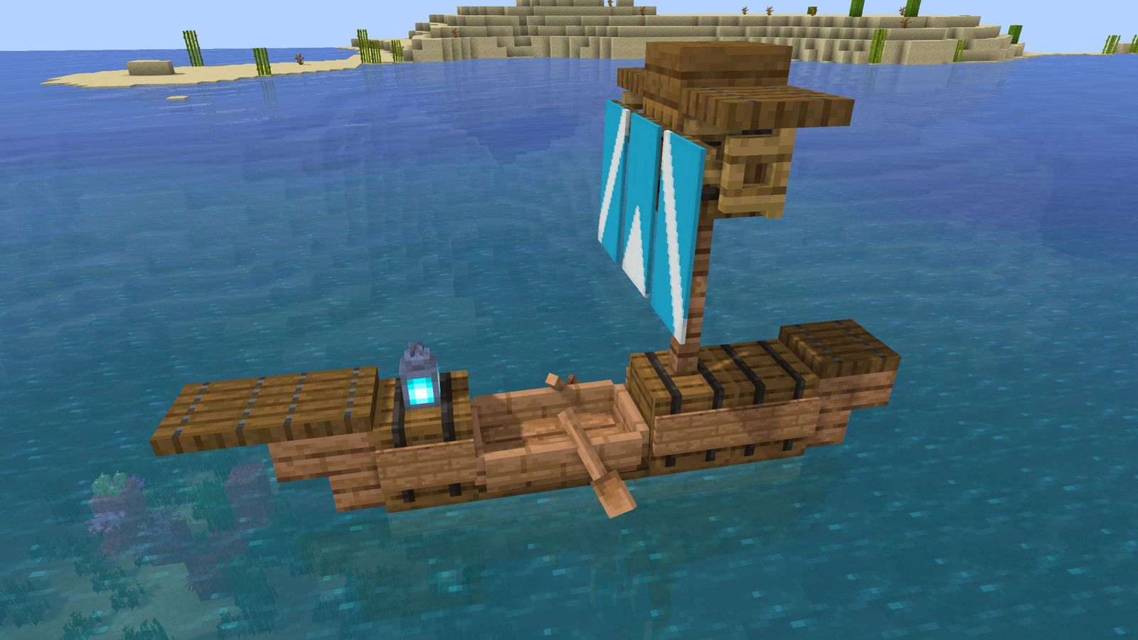 3-masted Sailboat by JotBot | Minecraft Build Tutorial