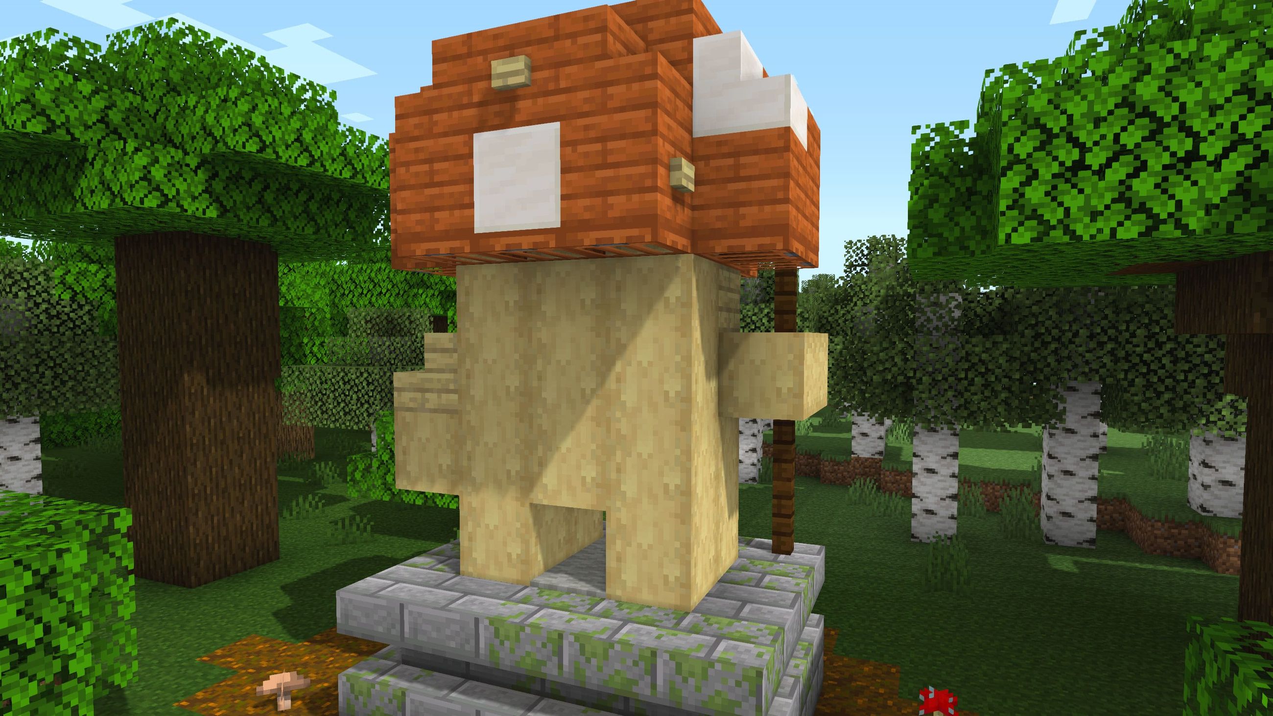 Mushroom guardian by JotBot | Minecraft Build Tutorial