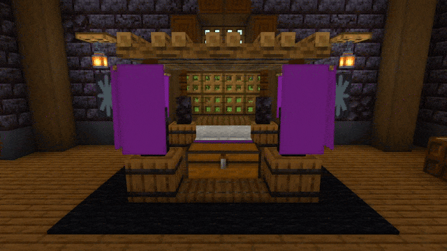 Master canopy bed by JEFFERSCRAFT1 | Minecraft Build Tutorial