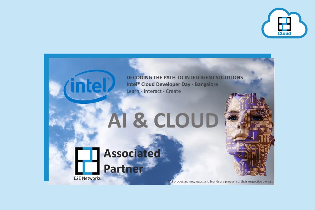 E2E Networks at INTEL Cloud Developer Day