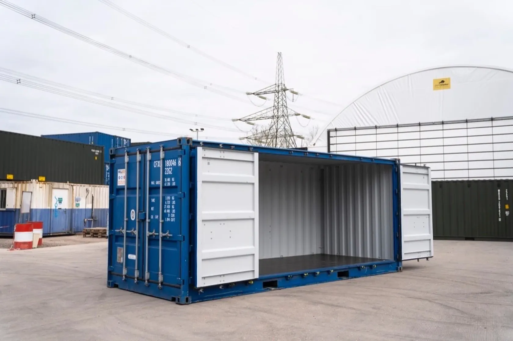 Open Side Shipping Container 20ft & 40ft - Hire & Sales
