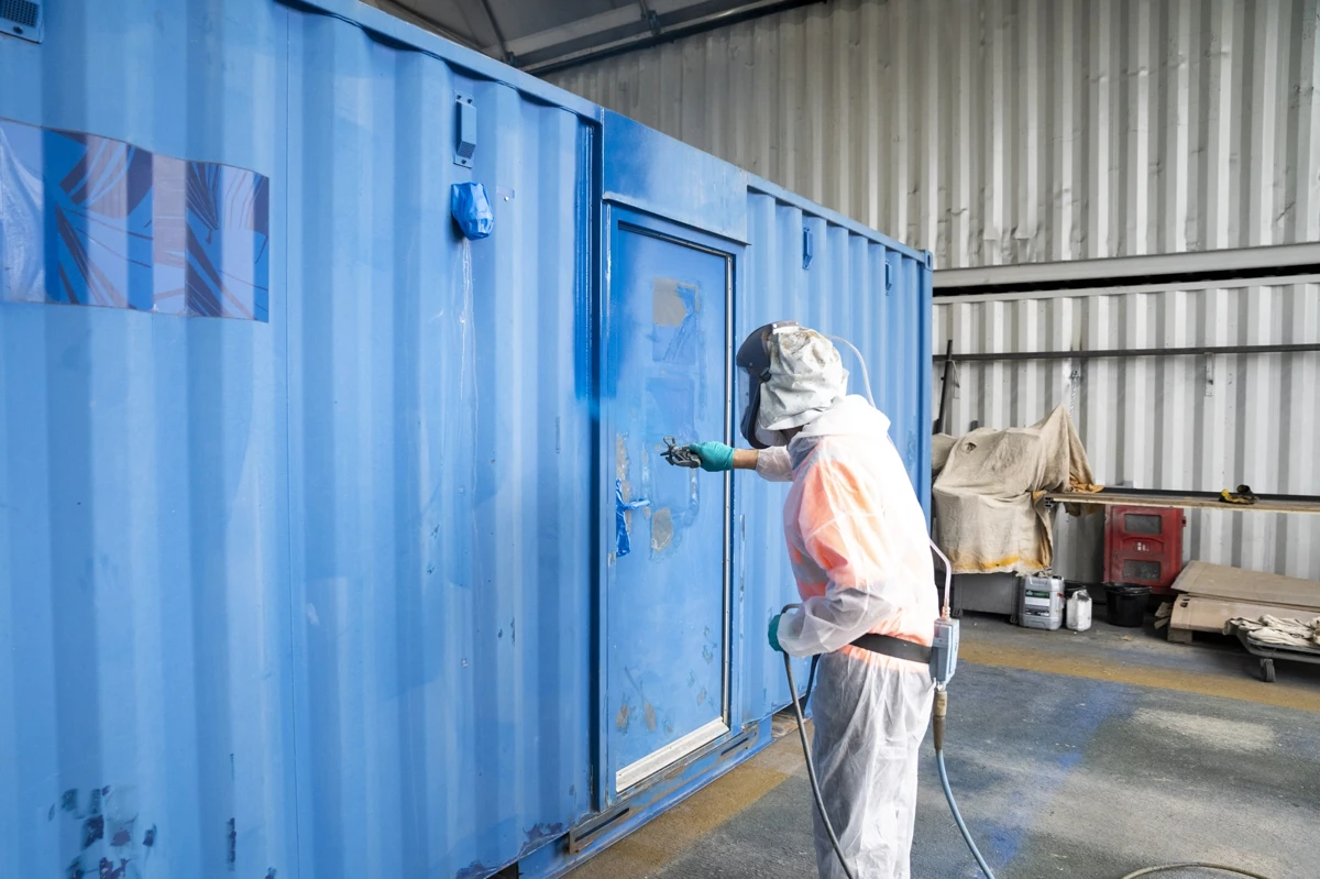 Container Painting & Respraying | Container Hire | Site Accommodation ...