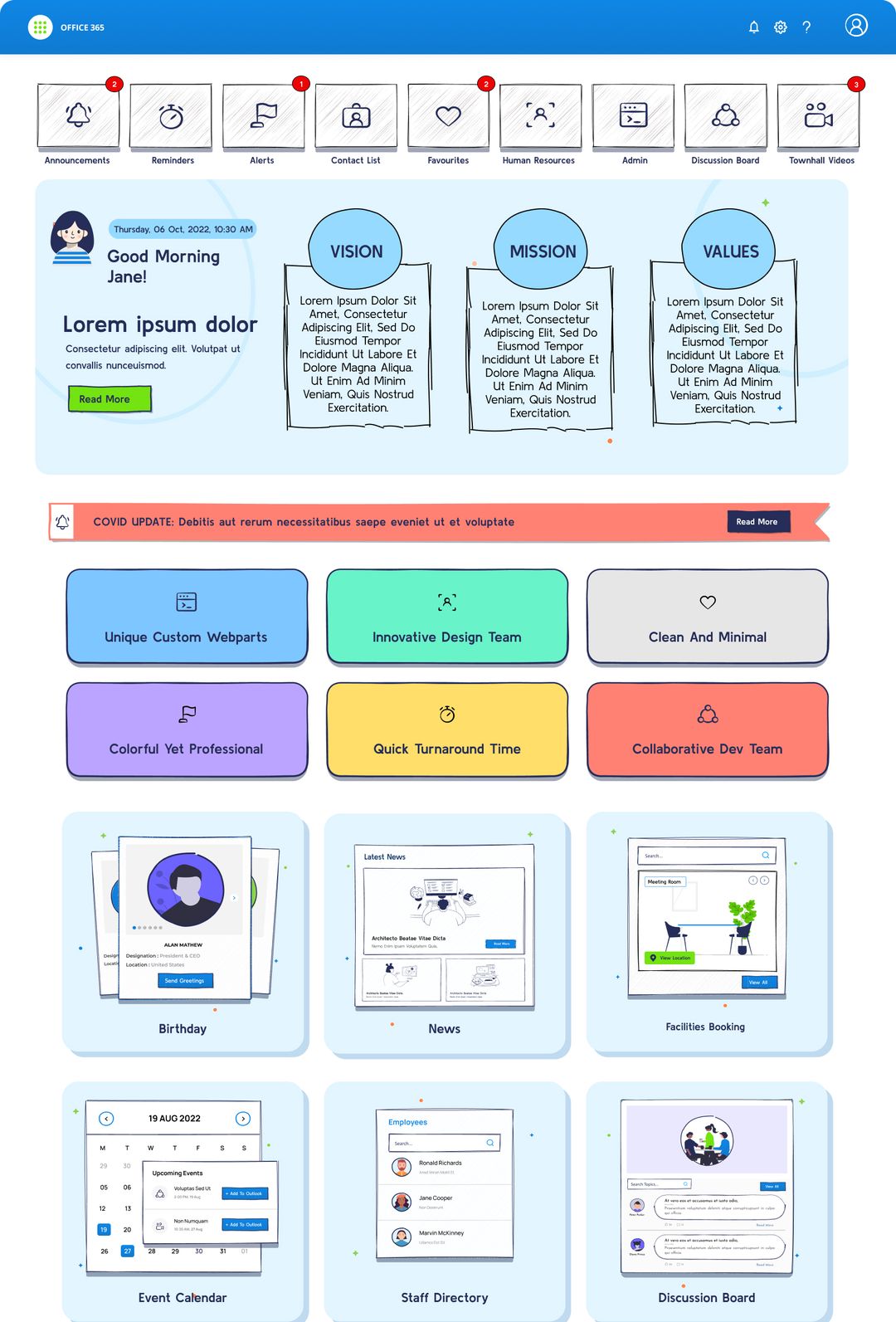 SharePoint Intranet Lookbook | SharePoint Designs
