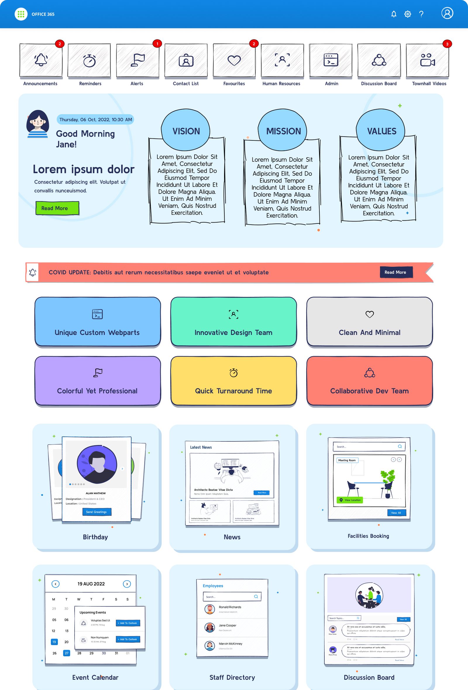 SharePoint Intranet Lookbook | SharePoint Designs