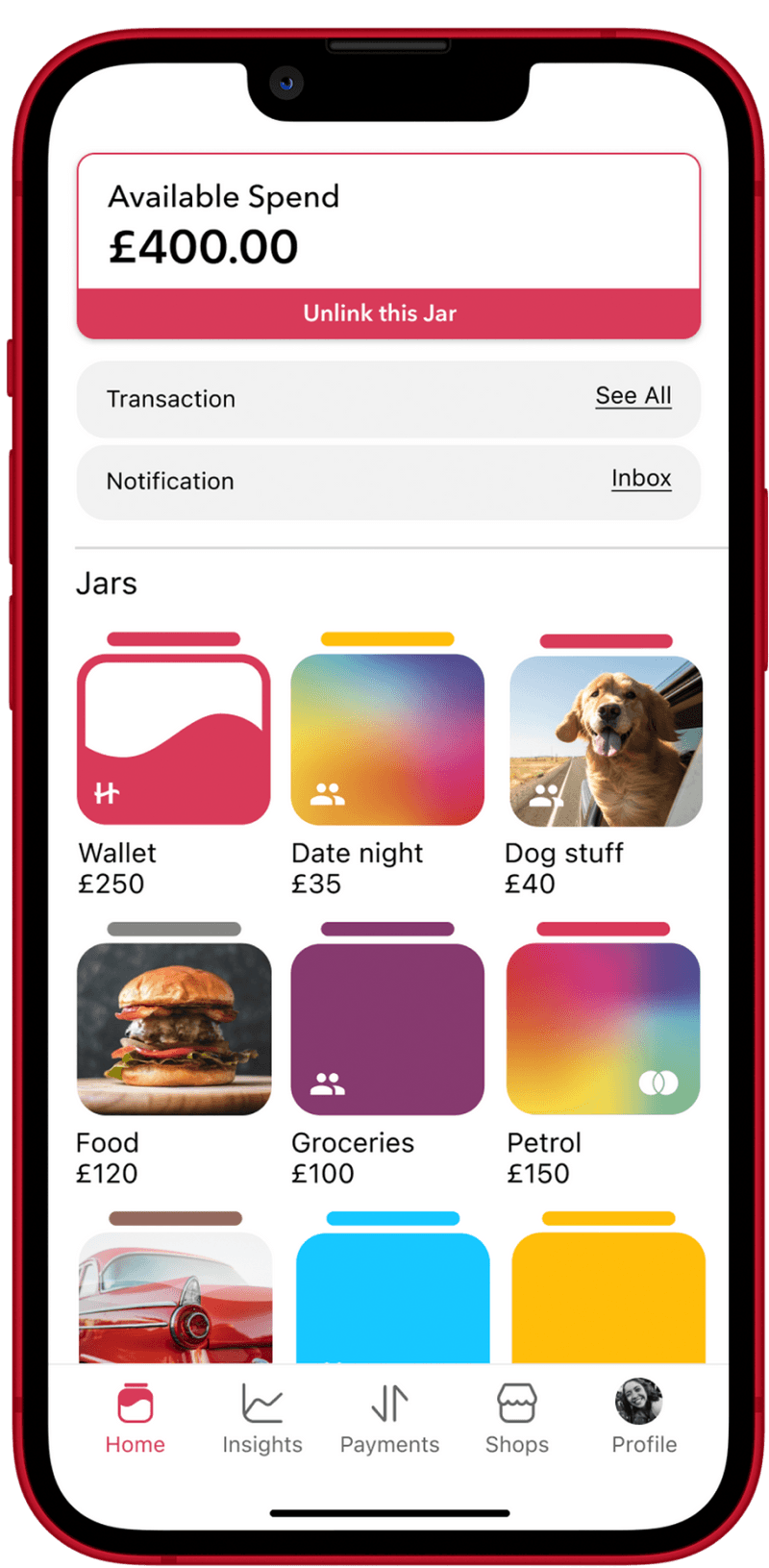 HyperJar | Free Money Management App & Card