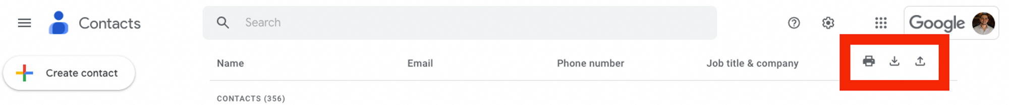 How to Share Google Contacts