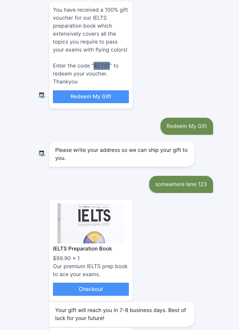 Dynamic quiz chatbot Chatbot Template Dynamic quiz chatbot Chatbot Template