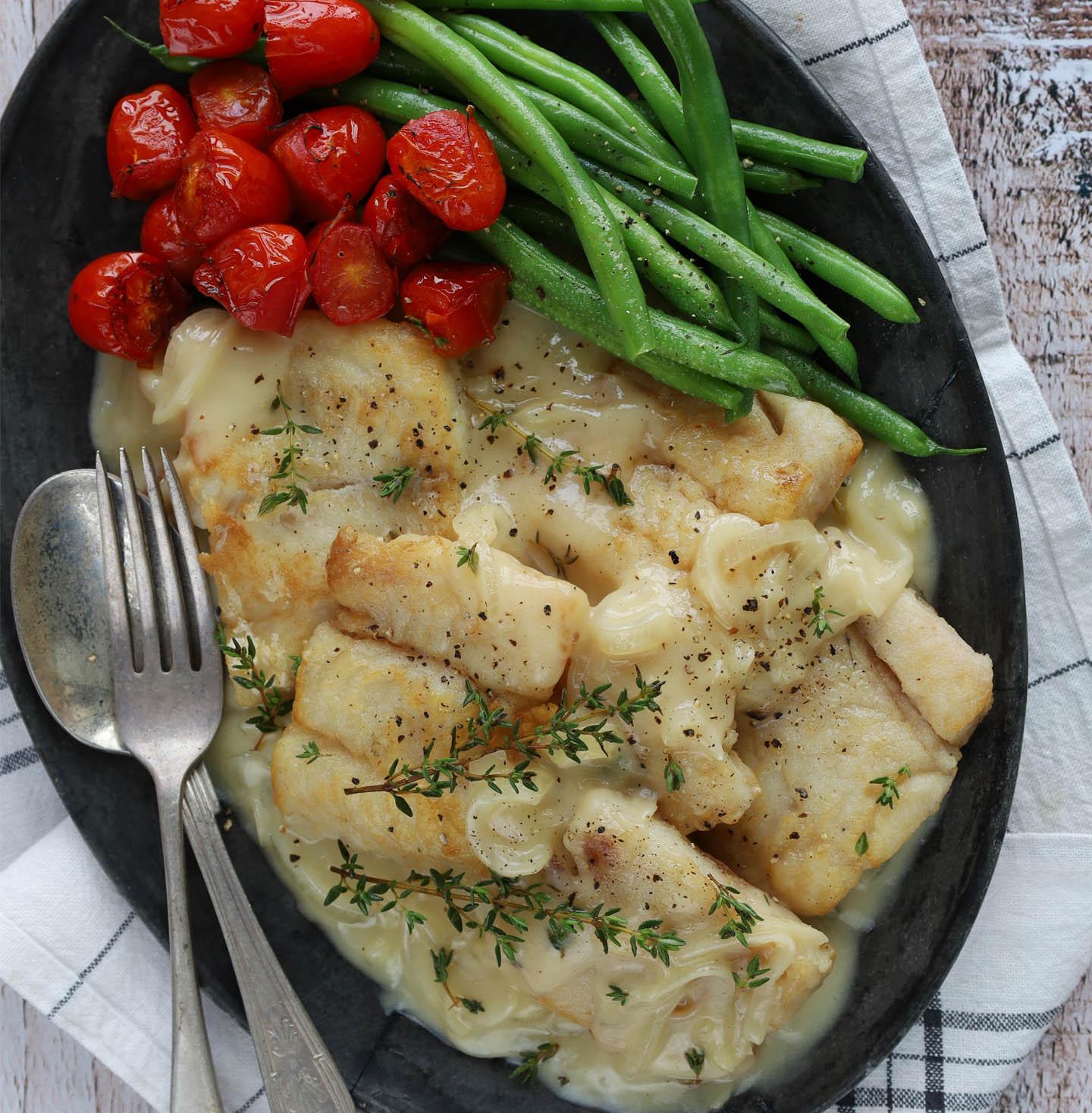 Roasted Garlic Hake Bake - Royco® Recipes