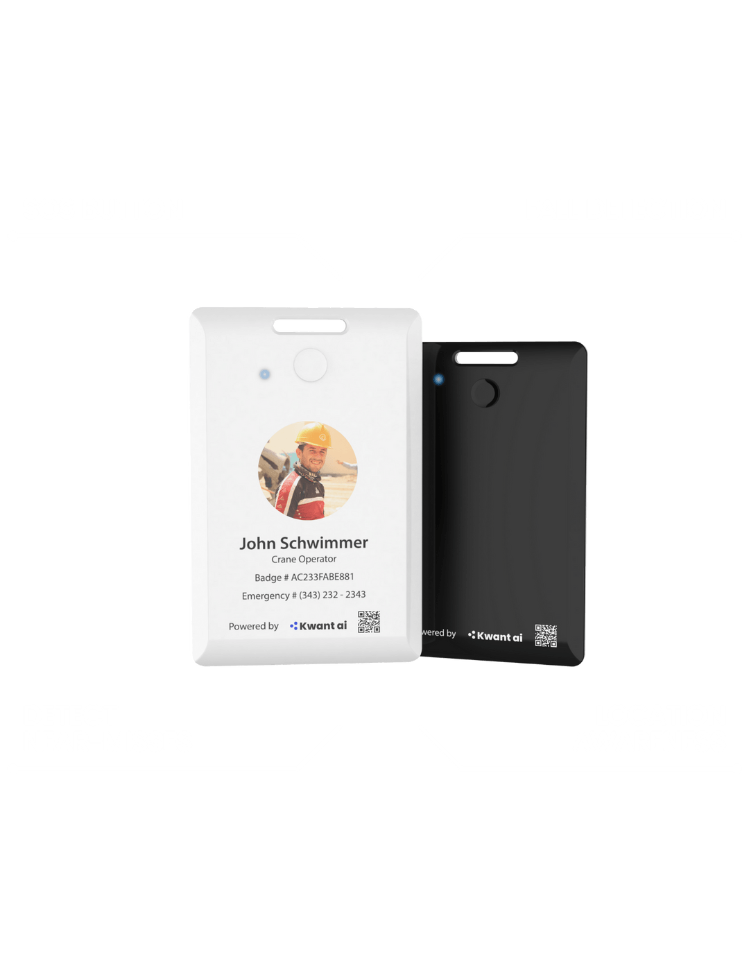 Smart Wearable Badges for Construction