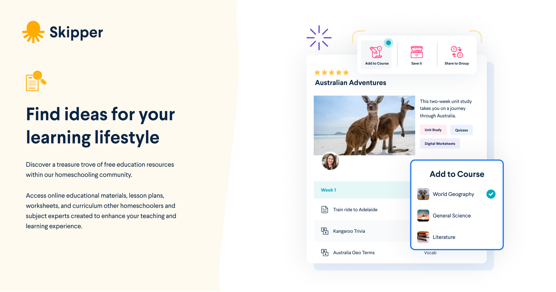 Skipper - Discover Homeschool Ideas, Resources, and Support