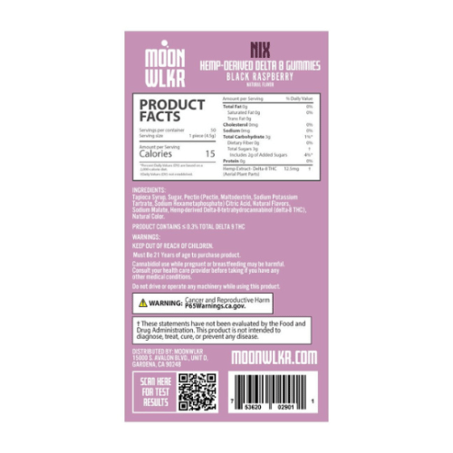 MoonWlkr - Delta 8 Gummies - 625mg - The Green Dragon CBD