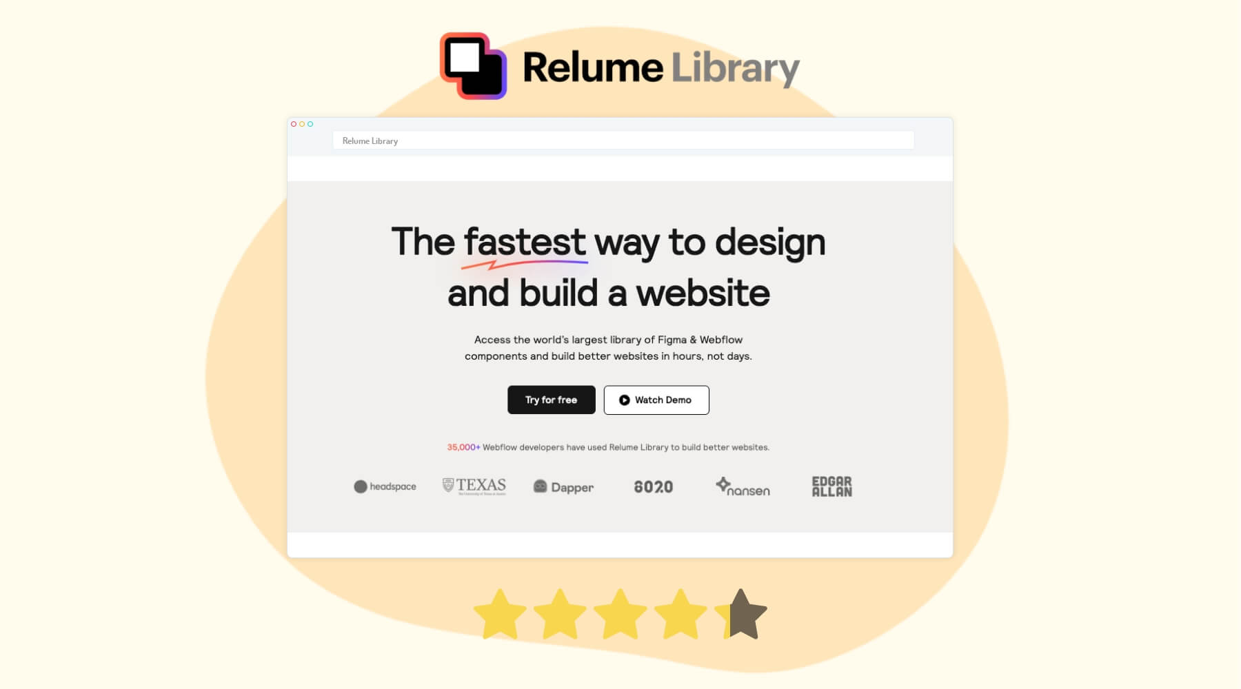 Relume Library - Avis & Fonctionnalités | Trouve Ton SAAS