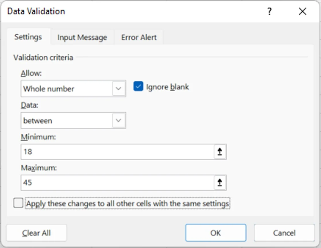 Excel Data Validation With Examples Career Principles