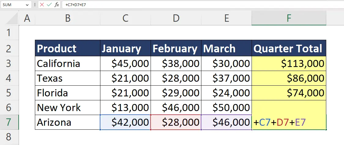 What Does the Plus (+) Sign Do in Excel? | Career Principles