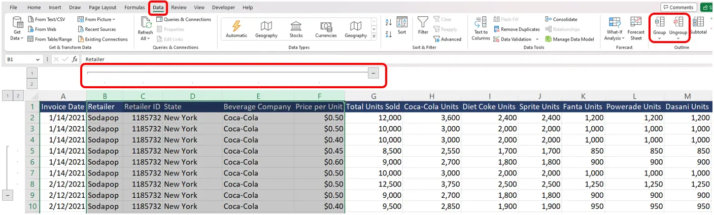 Unhide Columns and Rows in Excel (With Examples)