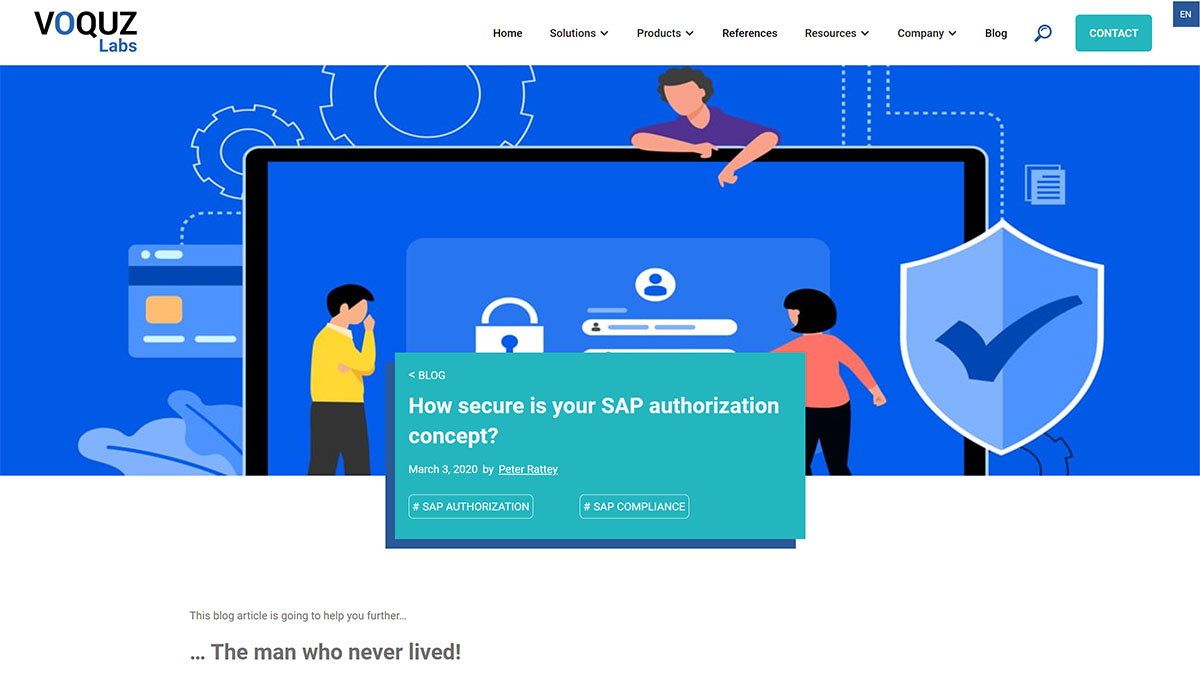 How secure is your SAP authorization concept? - VOQUZ Labs