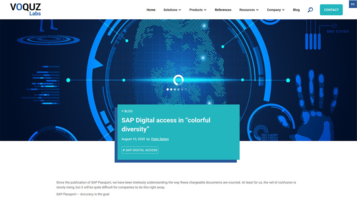 SAP Digital access in “colorful diversity” - VOQUZ Labs Blog