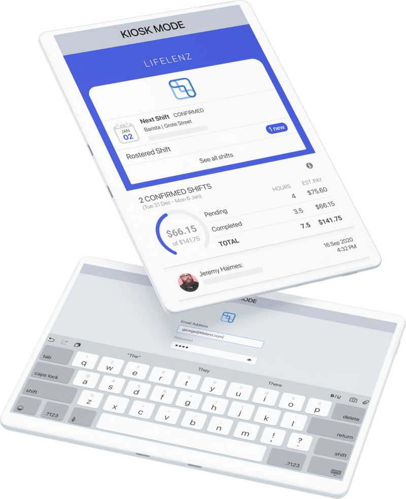 Restaurant Employee Time Clock Software | LIFELENZ
