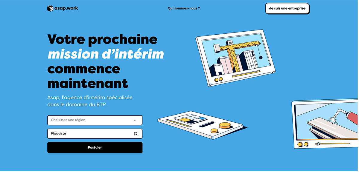 L'agence d’intérim dans le domaine du BTP - Asap