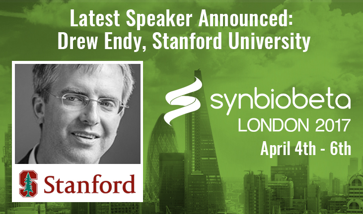 Drew Endy to Keynote SynBioBeta London - SynBioBeta