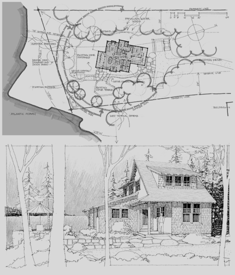 Spruce Point Cottage, Boothbay Harbor, Maine | Whitten Architects