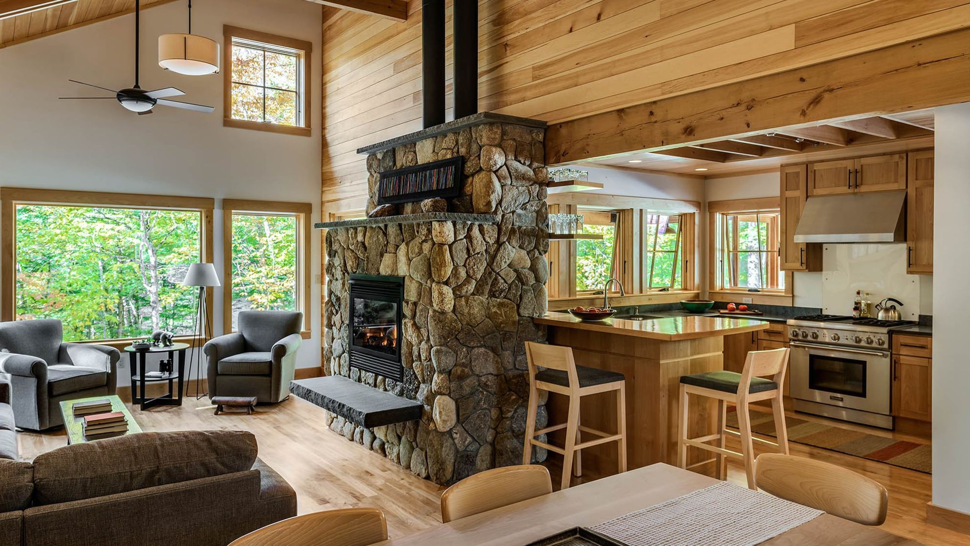 Horseshoe Pond Camp, Stoneham, Maine - Whitten Architects