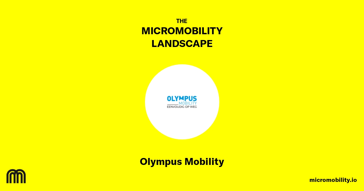 Olympus Mobility | Micromobility Landscape