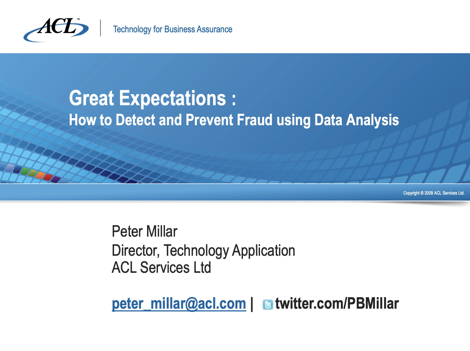 Great Expectations : How to Detect and Prevent Fraud using Data ...