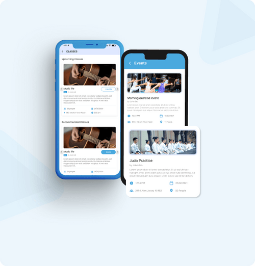 Set up a microservice using node.js and react.js.