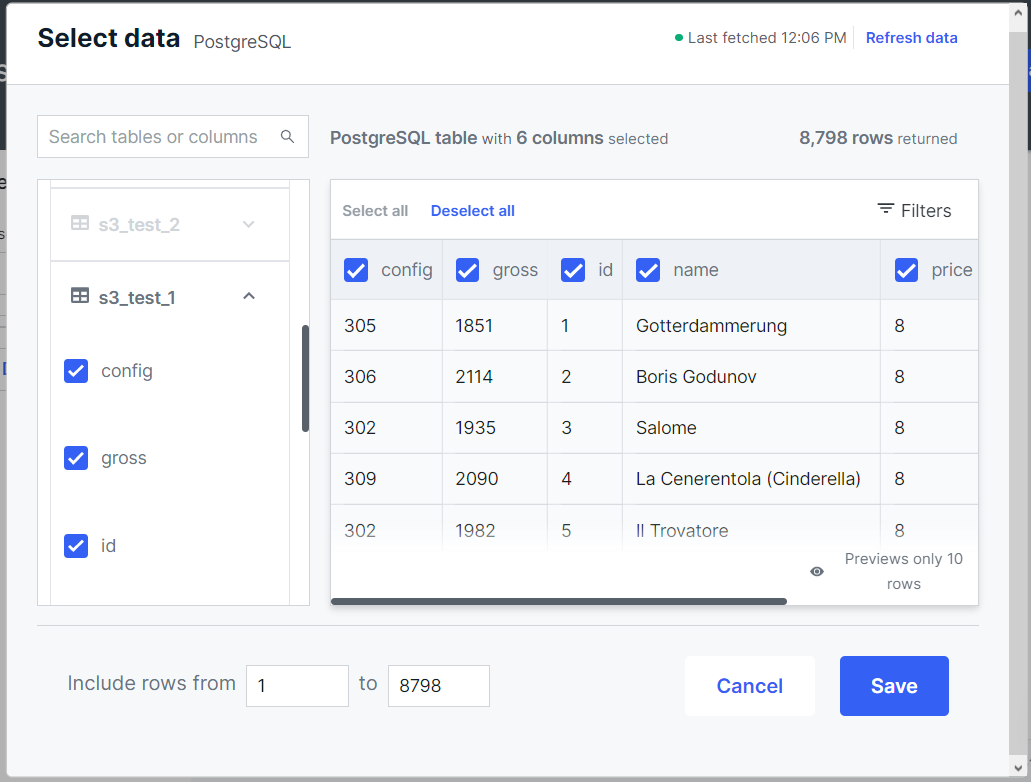 How to Import PostgreSQL Data to Google Sheets - Lido.app