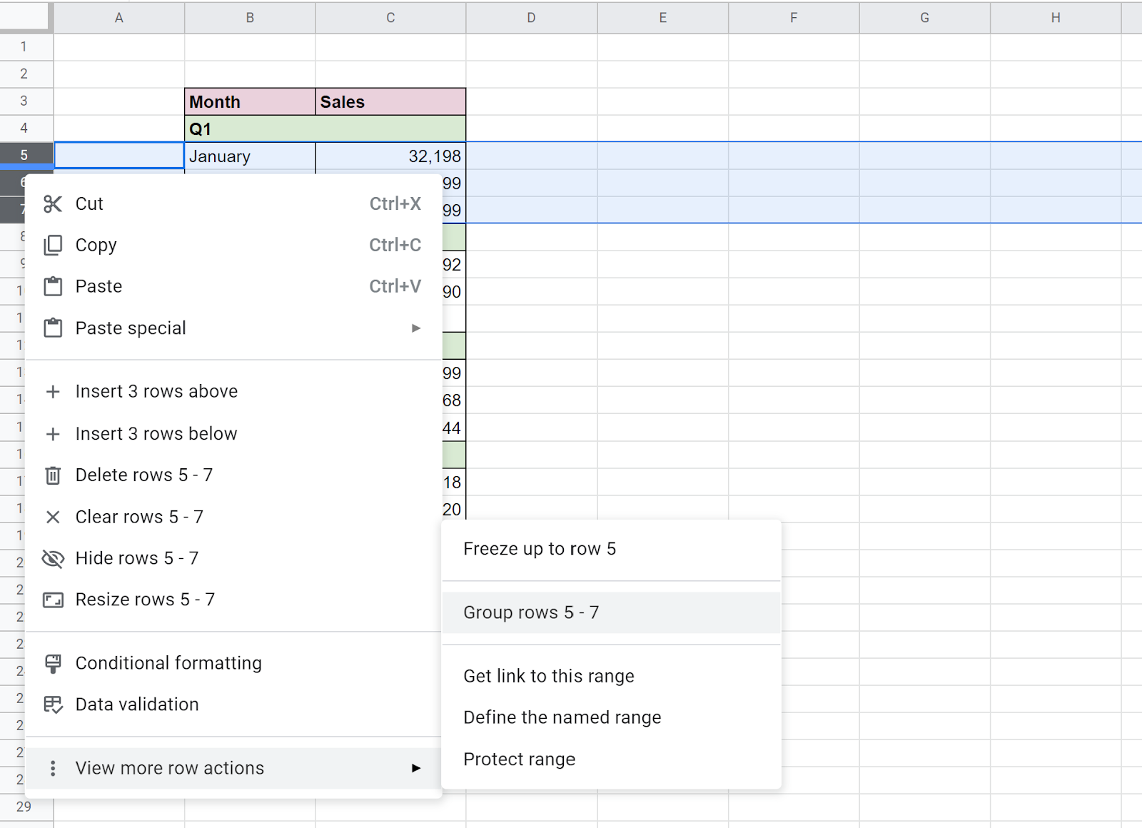 How To Group Rows In Google Sheets Step By Step Guide 