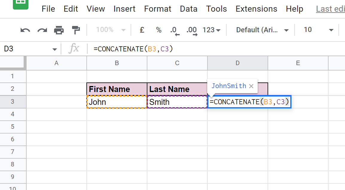 How To Combine Text From Two Cells In Google Sheets Lido app