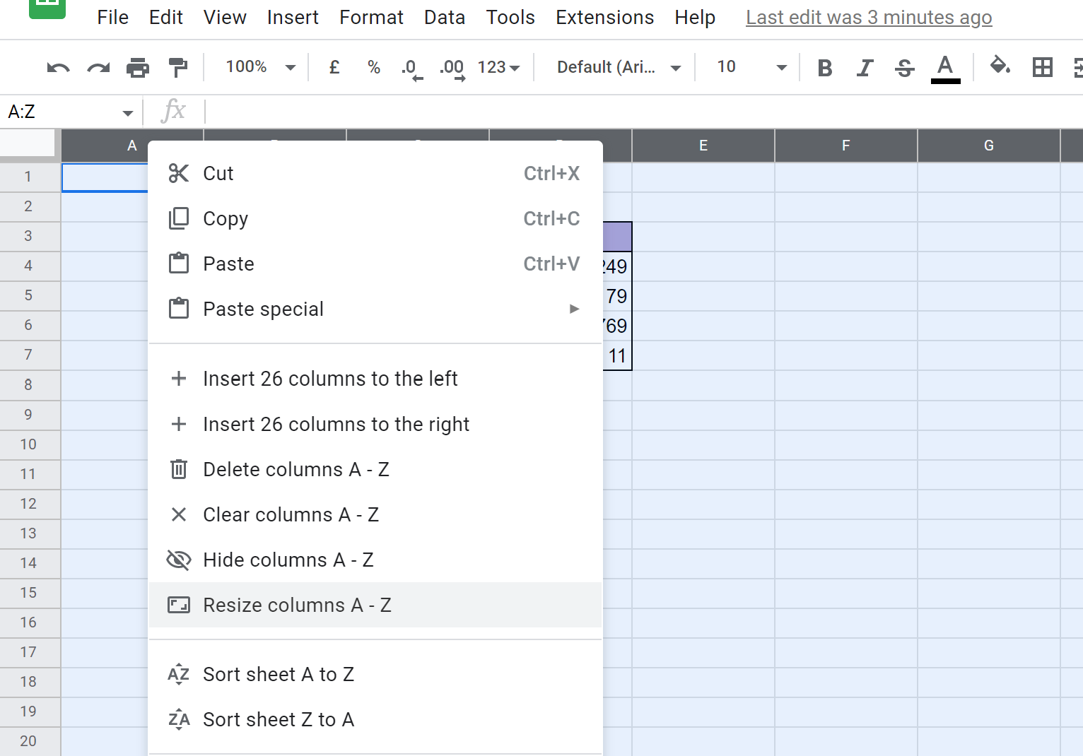 How To Make All Columns The Same Width In Google Sheets 2023 