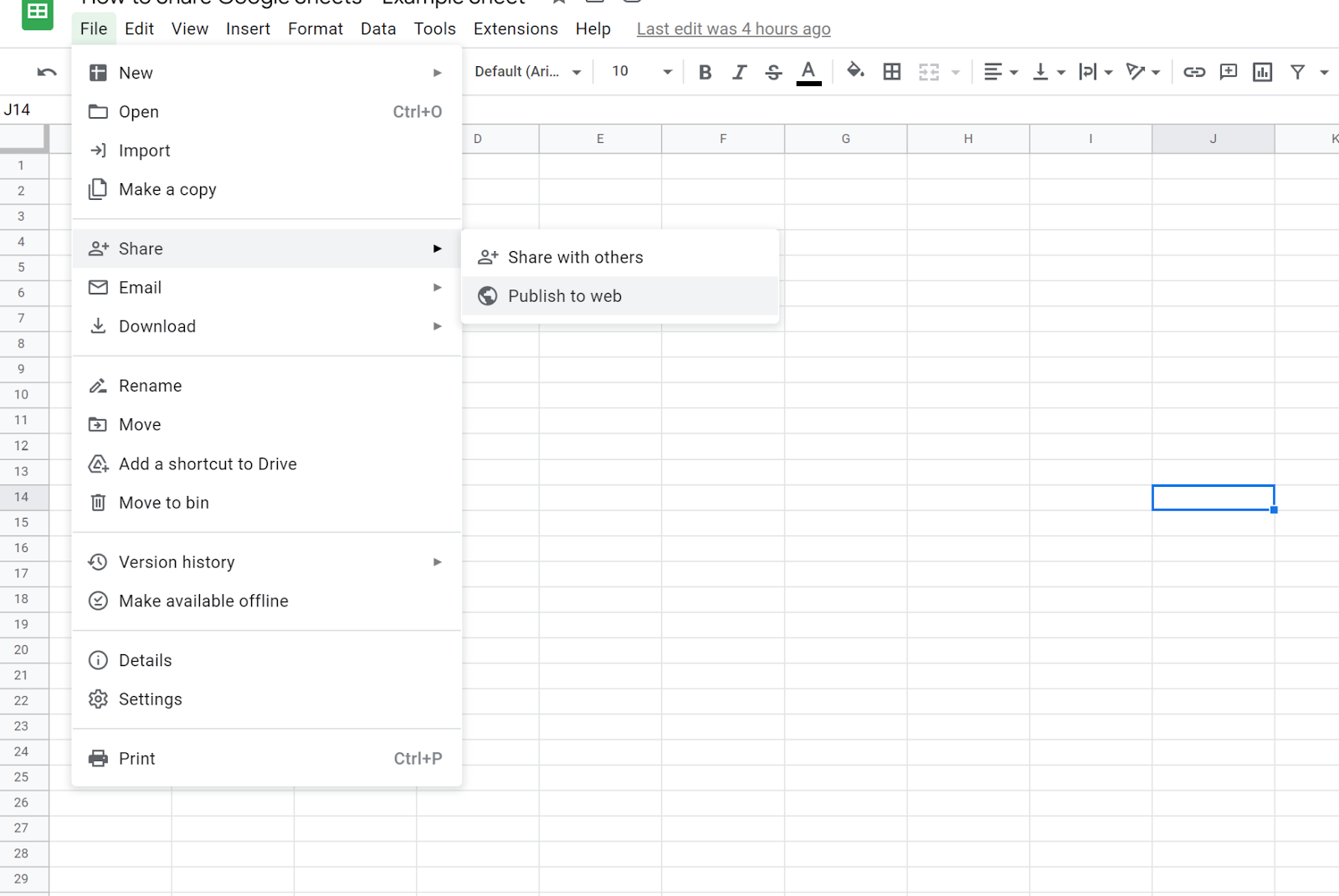 How to Share Google Sheets [Best Practices in 2023]