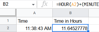 How to Convert Time to Decimal in Google Sheets (2023 Update)