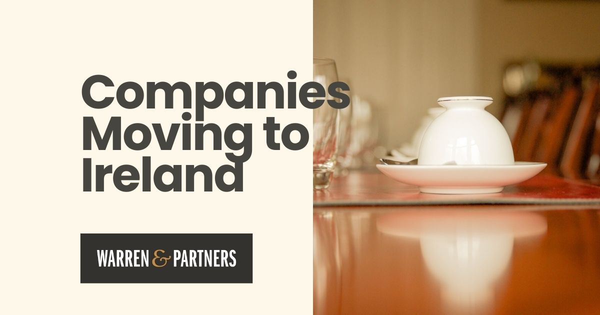 Companies Moving to Ireland - Clients - Warren & Partners