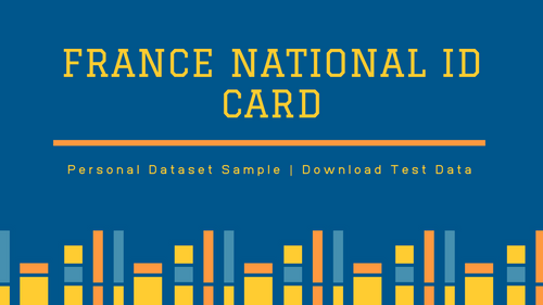 Personal Dataset Sample | France National ID Card | Protecto