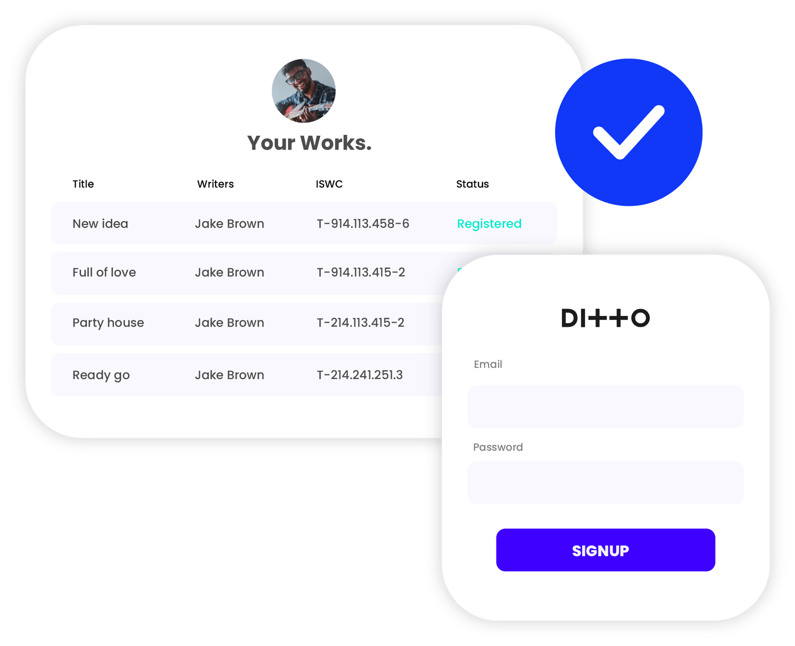 Ditto Music Publishing | Registration & Royalty Collection