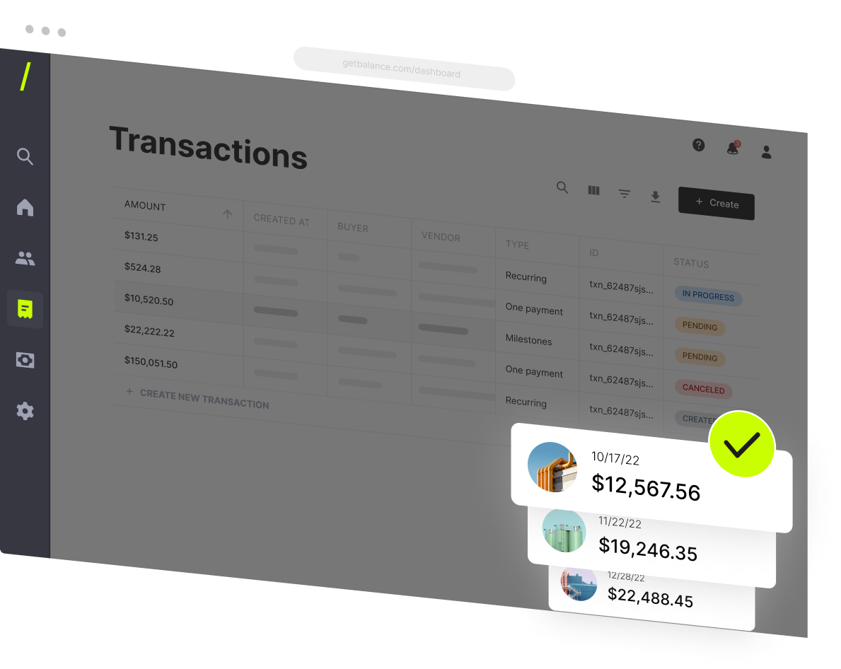 Balance Enable B2B Payment Processing