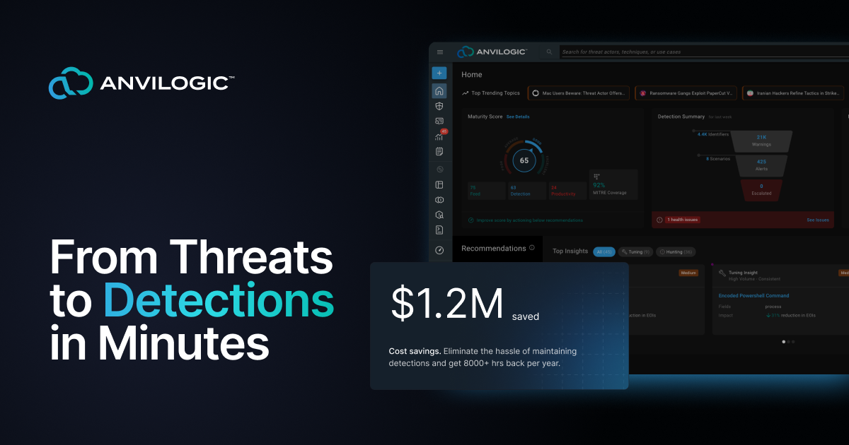 Anvilogic Ranked as a CyberTech100 2023 Change-Maker