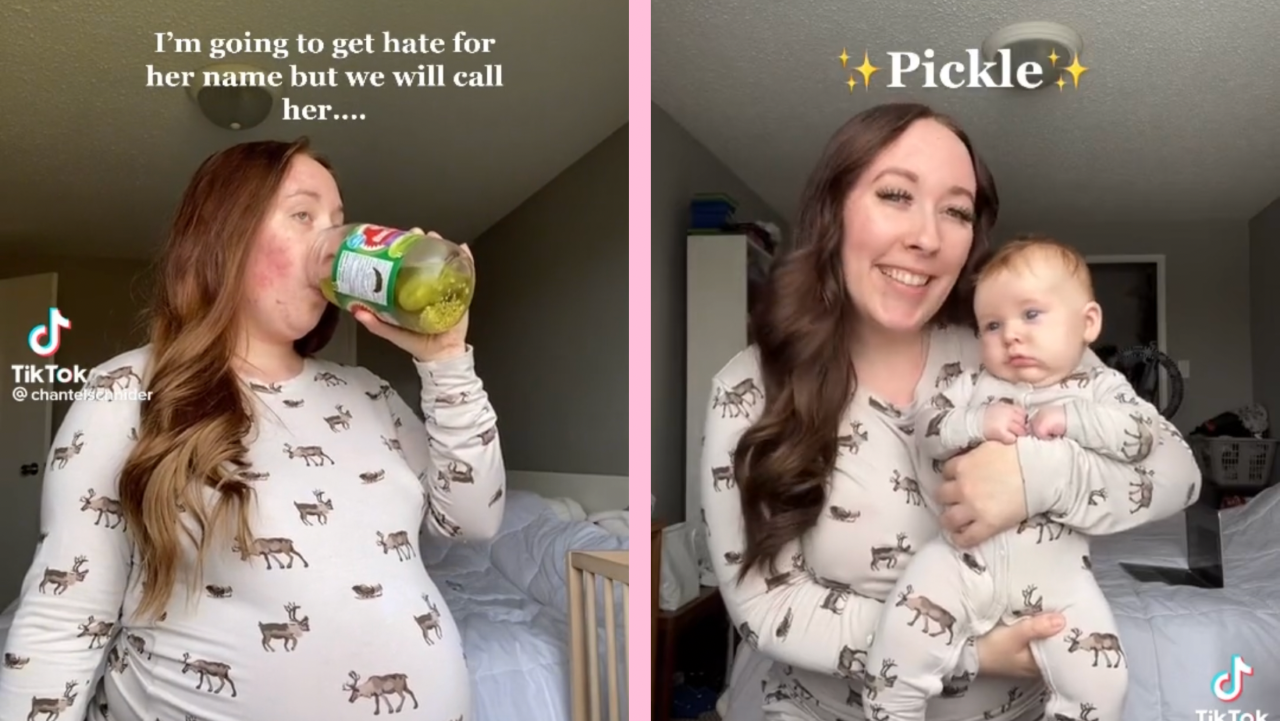 Uhhhh...What?? Mom Names Her Newborn Daughter 'Pickle' After Her ...